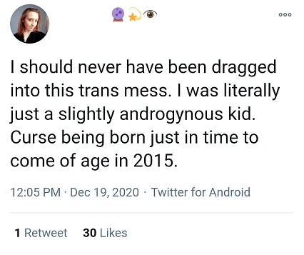 Sinead Watson, Kiera Bell, Helen Kerschner, r/detrans, Charlie Evans
