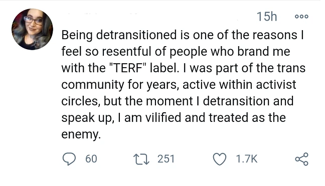 Sinead Watson, Kiera Bell, Helen Kerschner, r/detrans, Charlie Evans