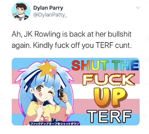 J.K. Rowling, TERFs, transphobes, Magdalen Berns, Rachel Rooney, GLAAD ...