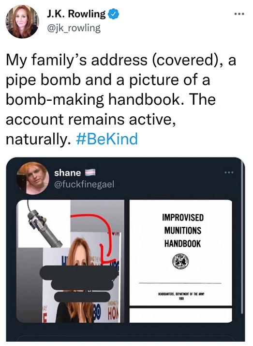 J.K. Rowling, TERFs, transphobes, Magdalen Berns, Rachel Rooney, GLAAD ...